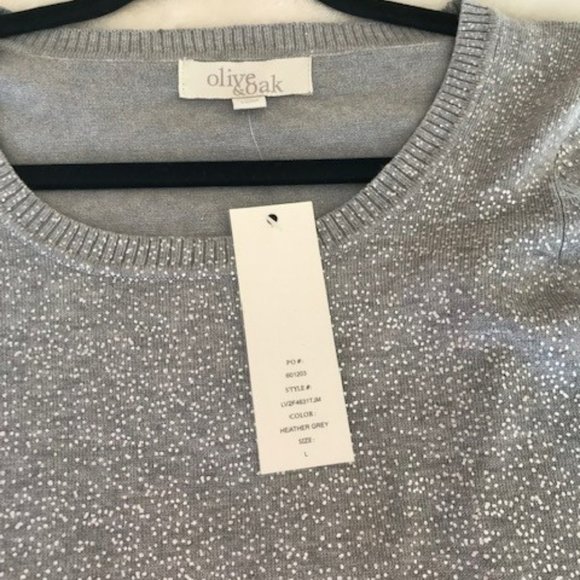 Olive & Oak | Sweaters | Nwt Sparkly Sweater | Poshmark